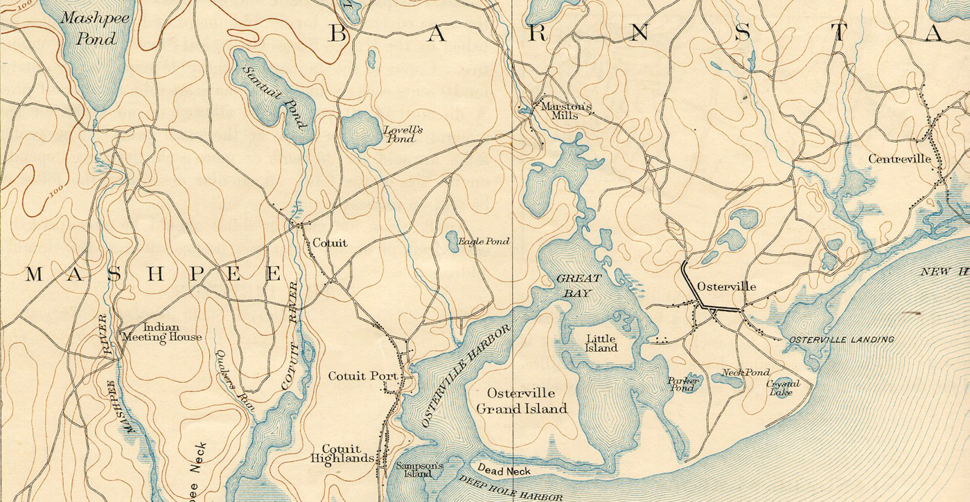 Geological survey map of Mashpee – Inward Light